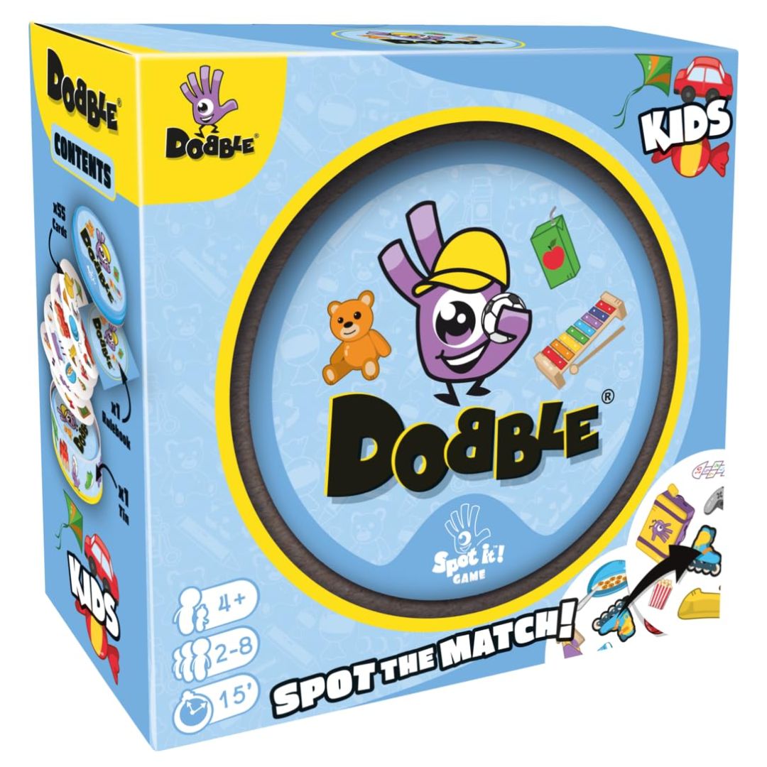 Asmodee Dobble Kids Spot The Match - Card Game – Krazy Caterpillar