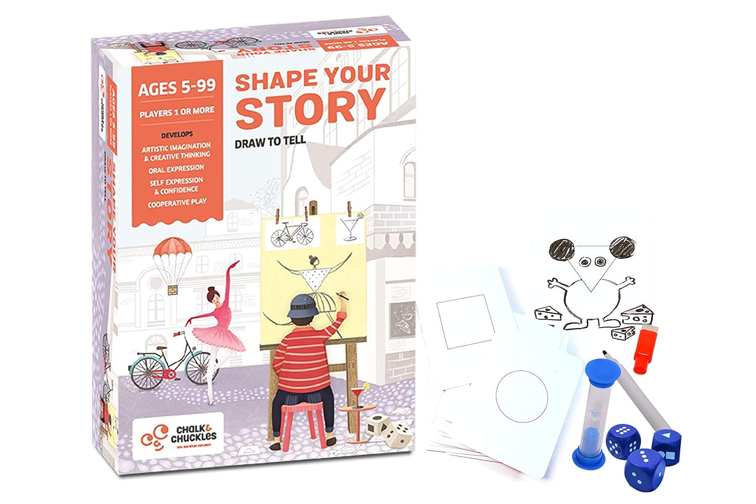 Chalk & Chuckles: Shape your Story – Krazy Caterpillar