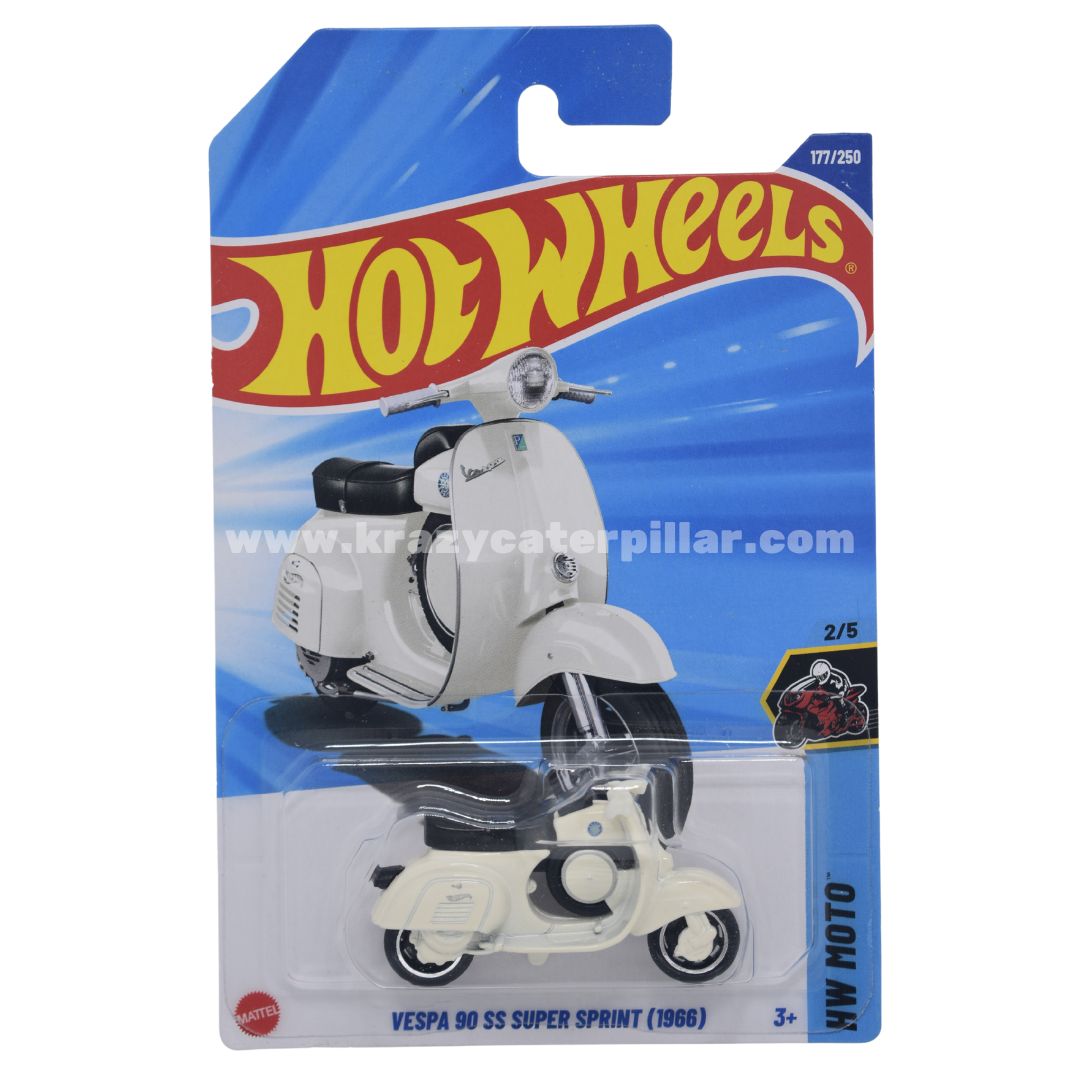 Hot Wheels Vespa 90 SS Super Sprint (1966) White – Krazy Caterpillar