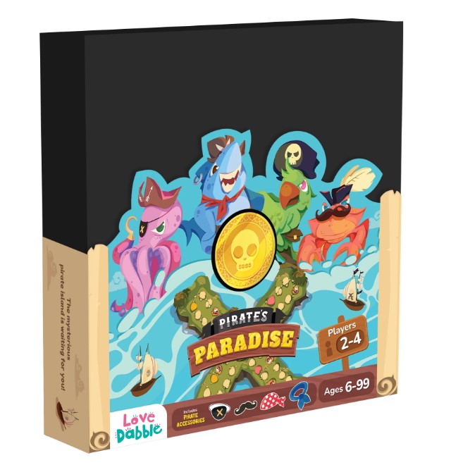 Love Dabble Pirate’s Paradise - Board Game – Krazy Caterpillar