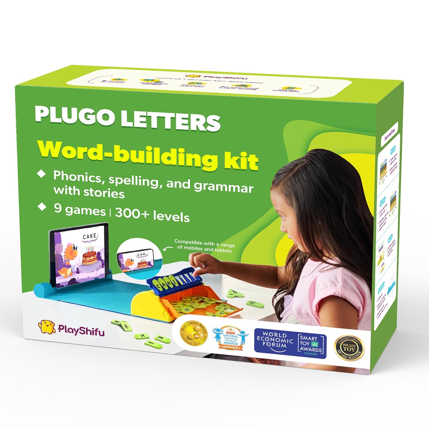 Playshifu Plugo Letters: Word-Building Kit – Krazy Caterpillar