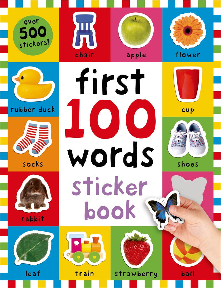 First 100 Words - Sticker Book | Priddy – Krazy Caterpillar