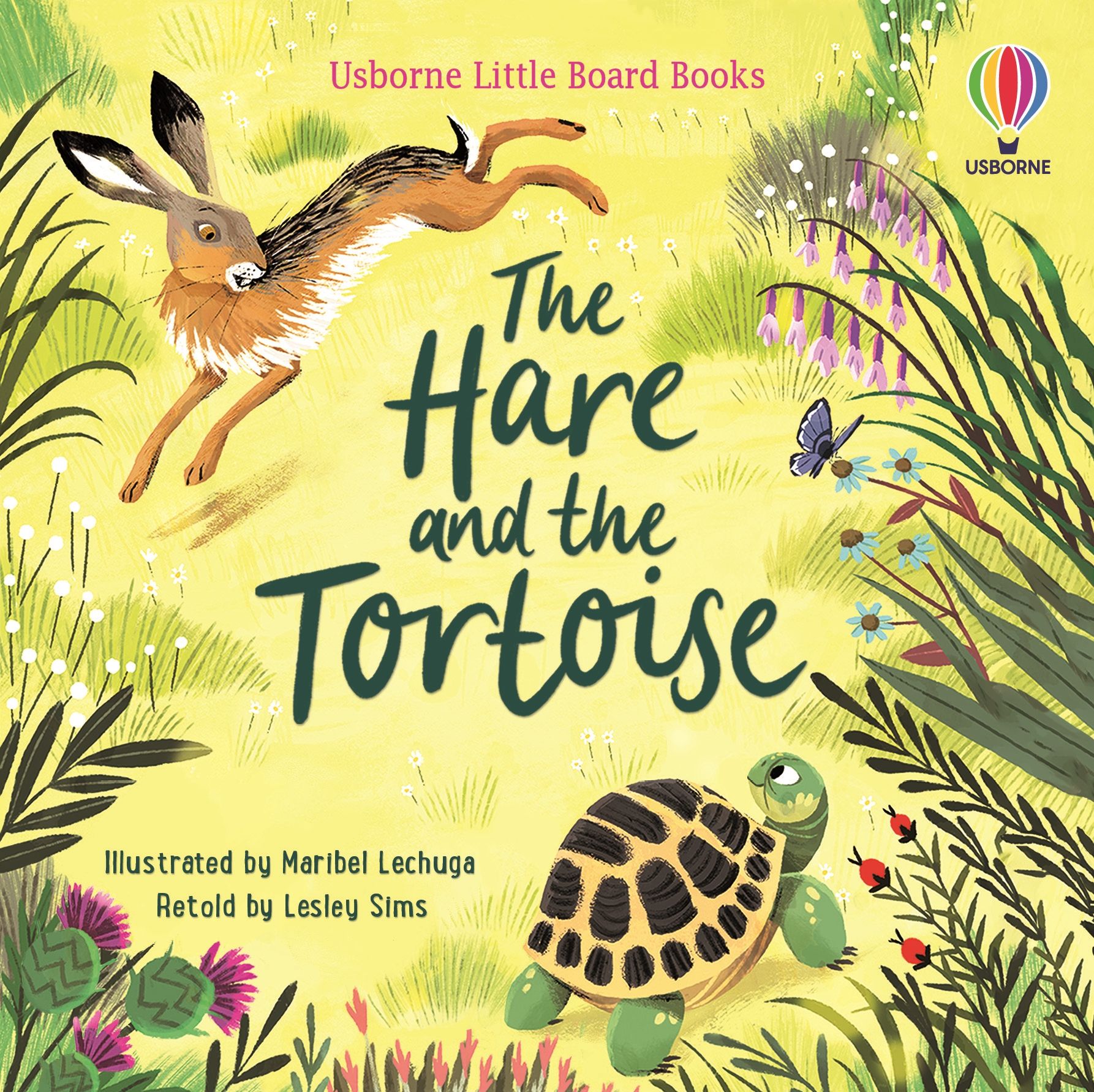 The Hare and the Tortoise - Little Board Book | Usborne – Krazy Caterpillar