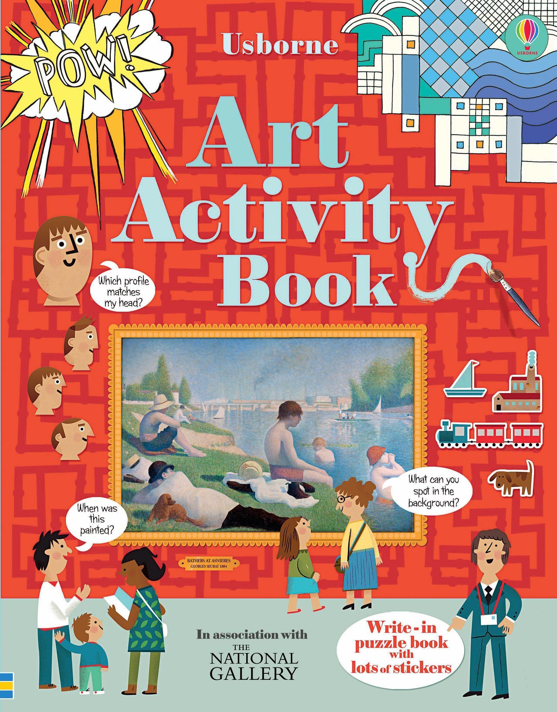 Art Activity Book - Paperback | Usborne – Krazy Caterpillar