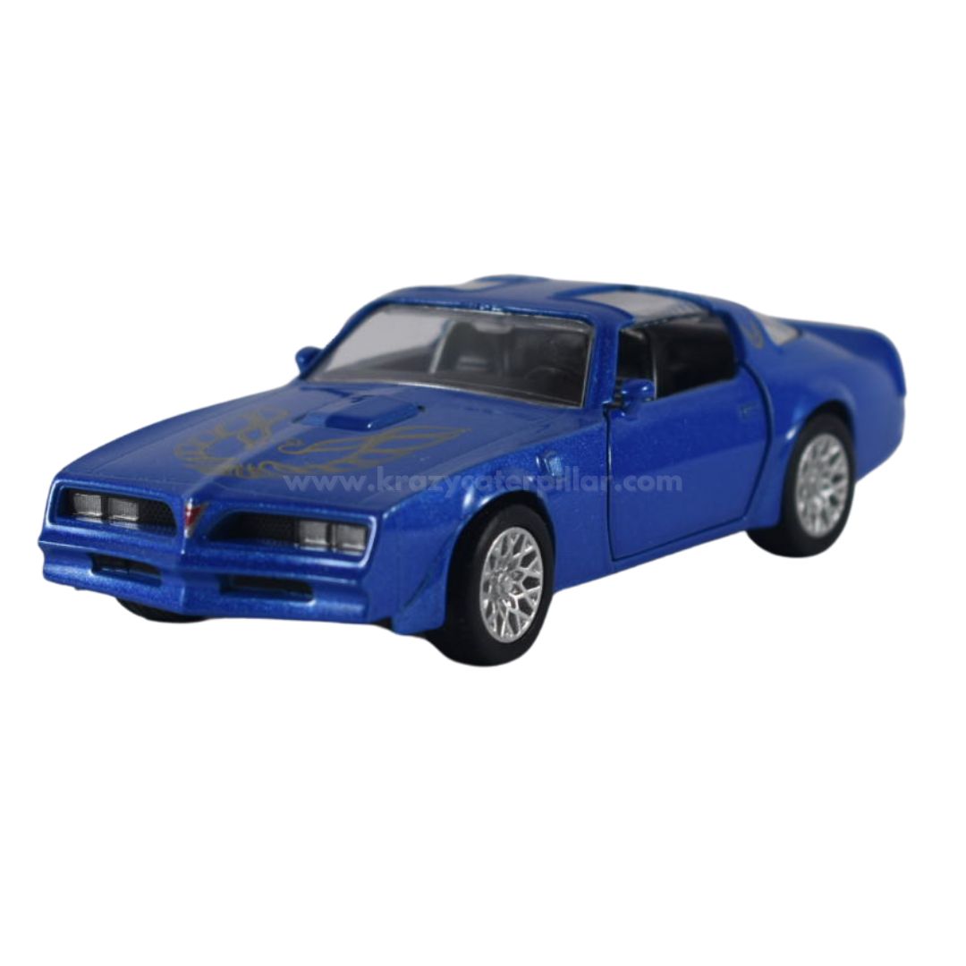 Super Fast City Car : 1978 Pontiac Firebird - Blue Die-Cast Scale Mode ...