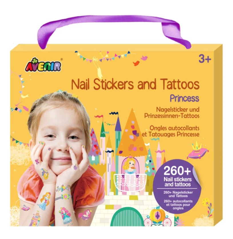 Avenir: Nail Stickers & Tattoos-Princess – Krazy Caterpillar