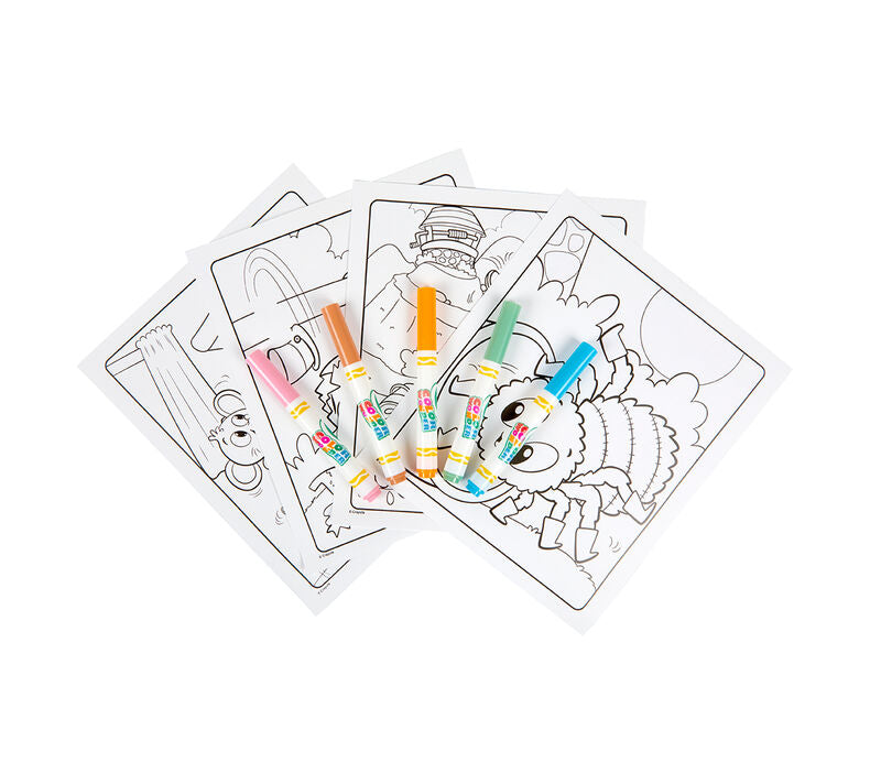 Crayola Color Wonder Mess Free Nursery Rhymes Coloring Pages & Markers ...