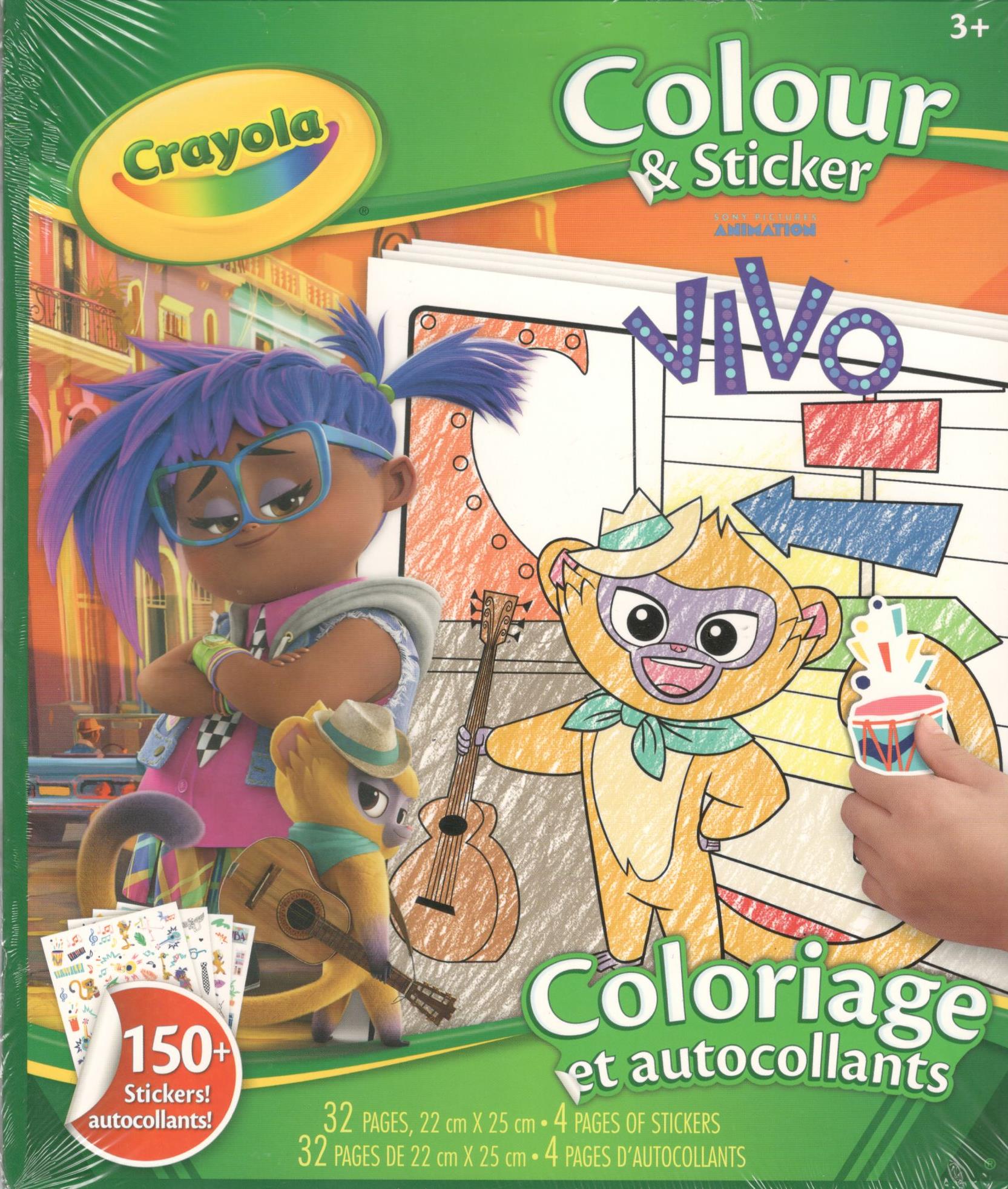 Crayola Vivo Colour and Sticker Book – Krazy Caterpillar