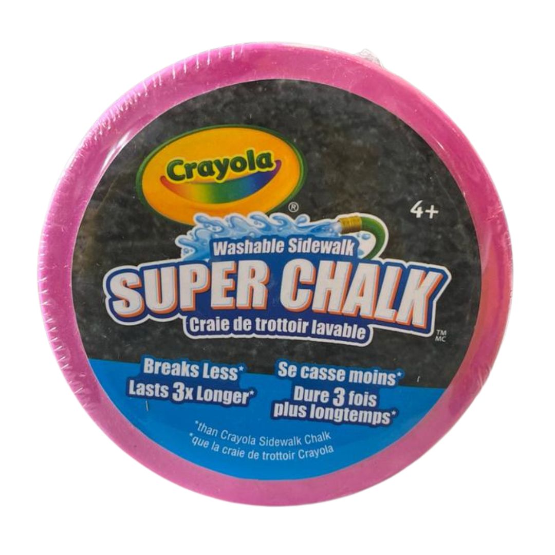Crayola Washable Sidewalk Super Chalk - Magenta – Krazy Caterpillar