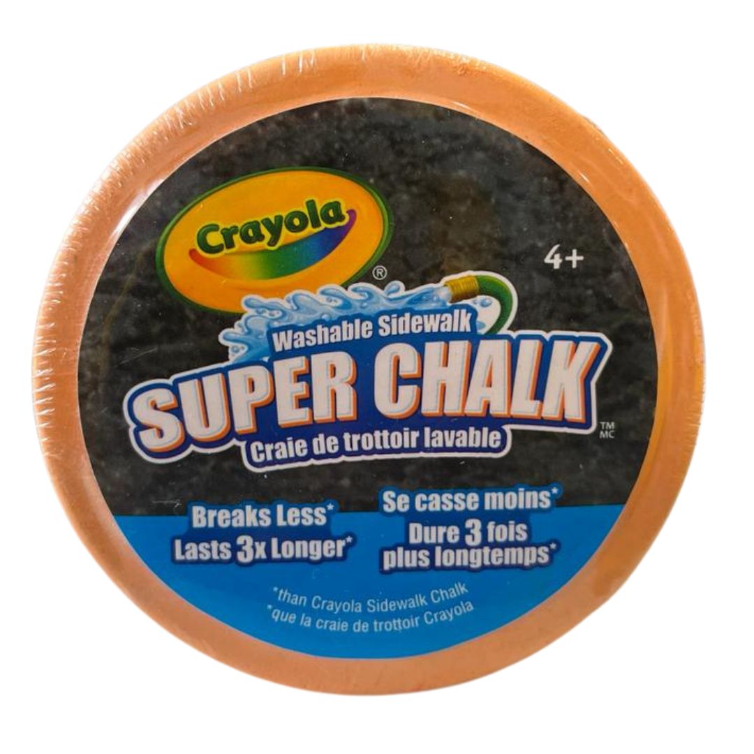 Crayola Washable Sidewalk Super Chalk - Orange – Krazy Caterpillar