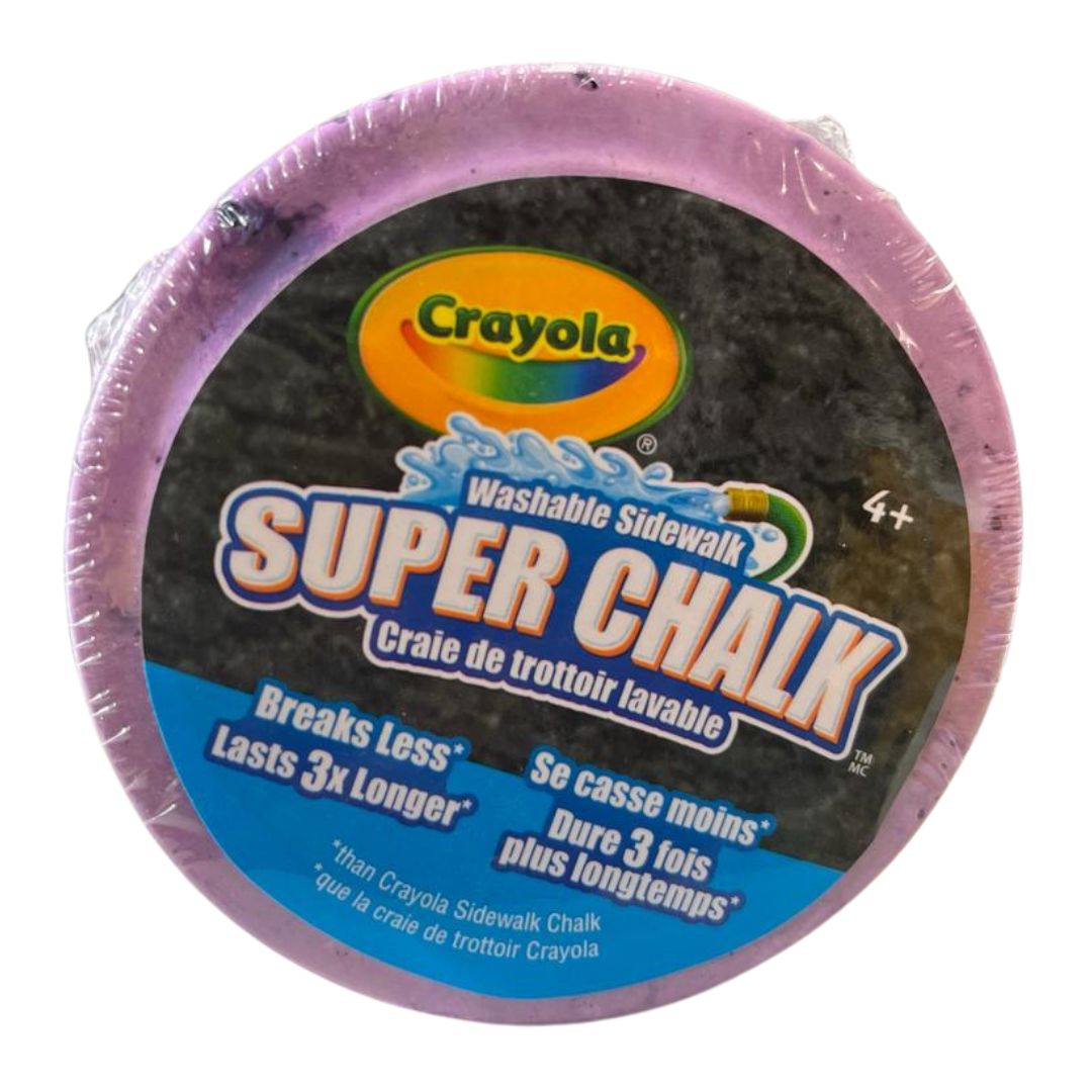 Crayola Washable Sidewalk Super Chalk - Violet – Krazy Caterpillar