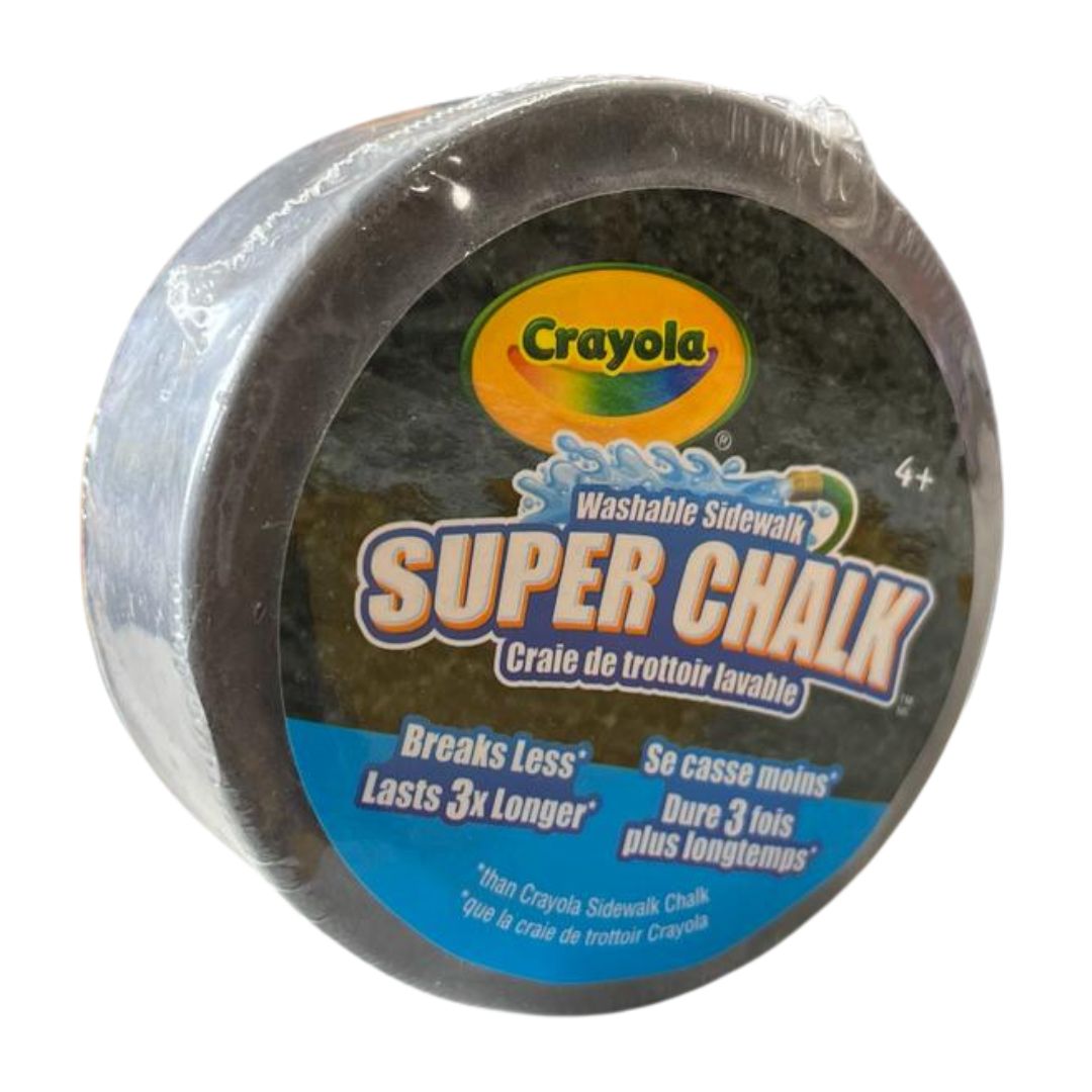 Crayola Washable Sidewalk Super Chalk - Black – Krazy Caterpillar