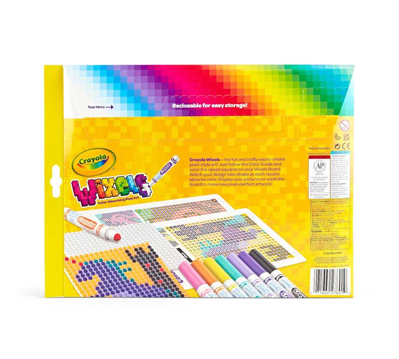 Crayola Wixels Unicorn Activity Kit, Pixel Art Coloring Set – Krazy ...