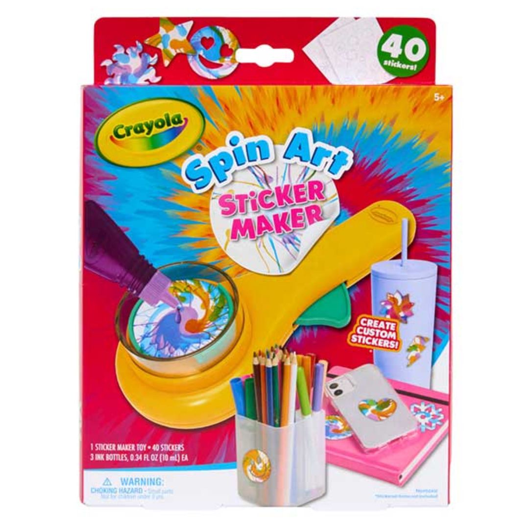 Crayola®: Spin Art Sticker Maker – Krazy Caterpillar