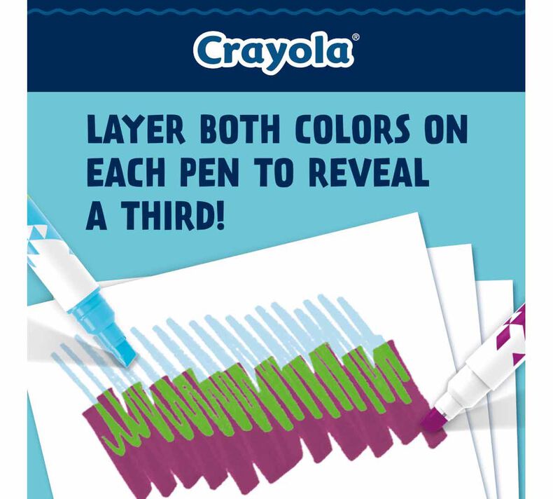Crayola Colour-Change Doodle Marker, 8 Count – Krazy Caterpillar