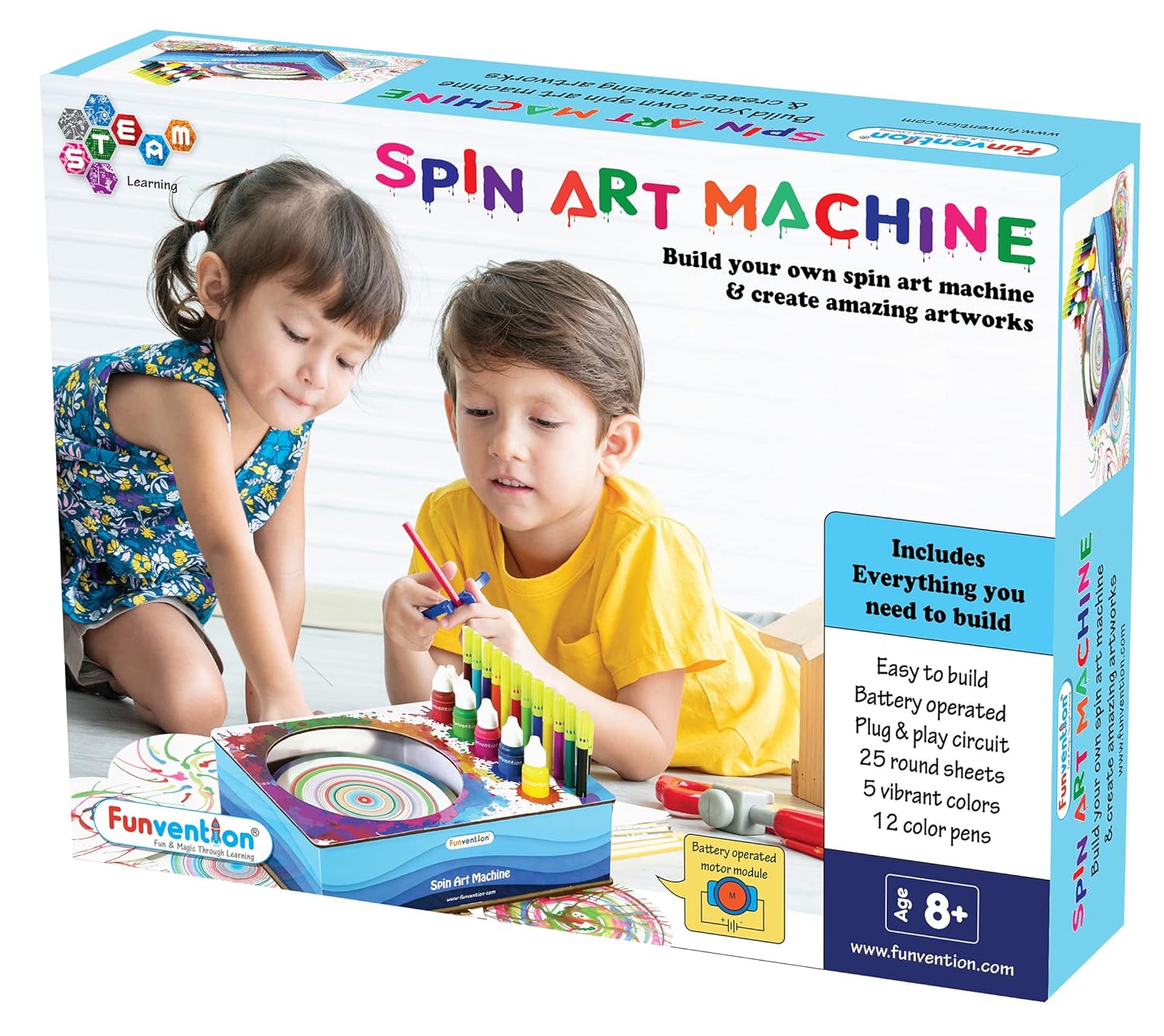 Funvention: Spin Art Machine – Krazy Caterpillar