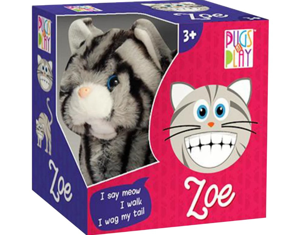 Fuzzbuzz Walking Pet: Zoe cat | Pugs At Play – Krazy Caterpillar