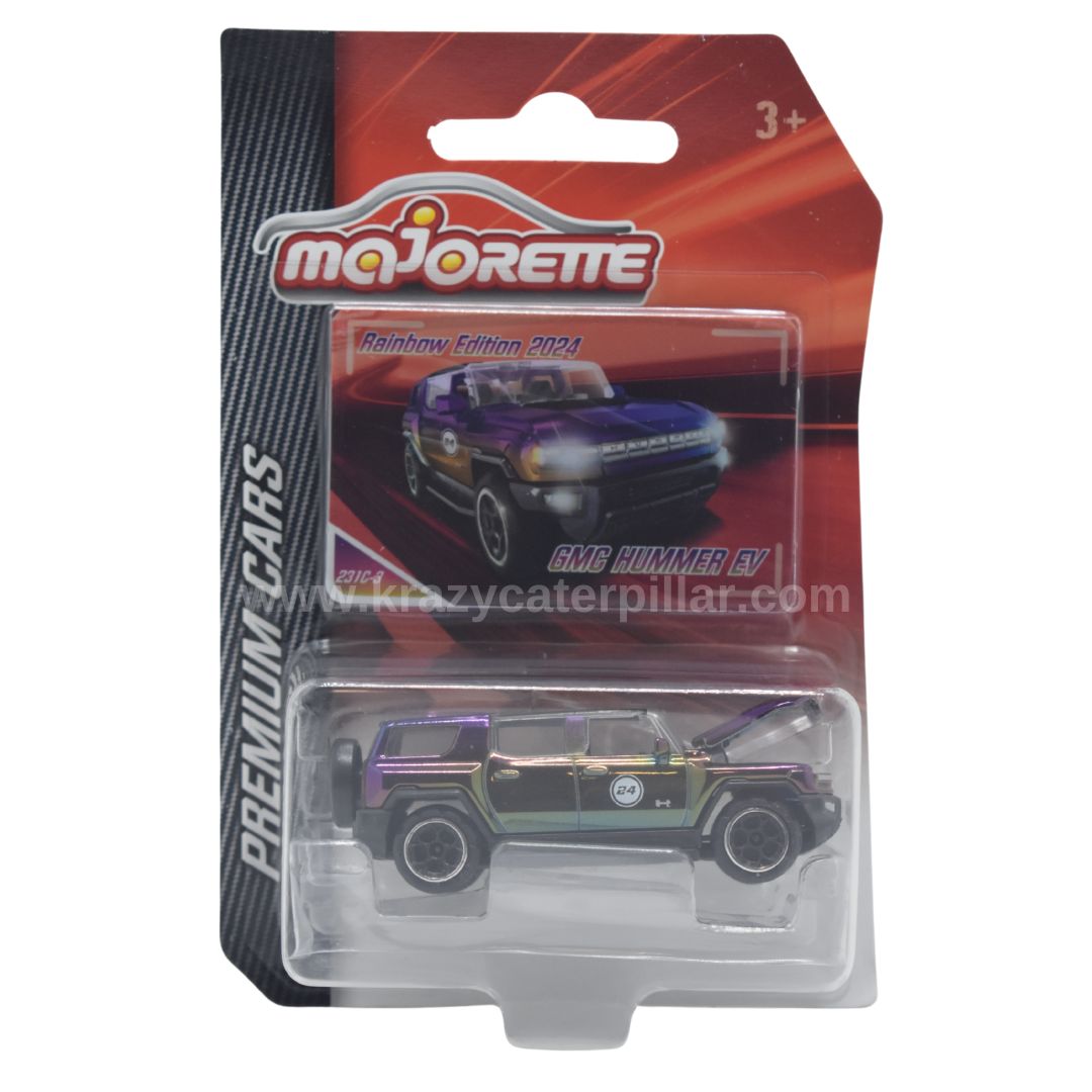 Majorette GMC Hummer EV: Premium Cars - Rainbow Edition 2024 – Krazy ...