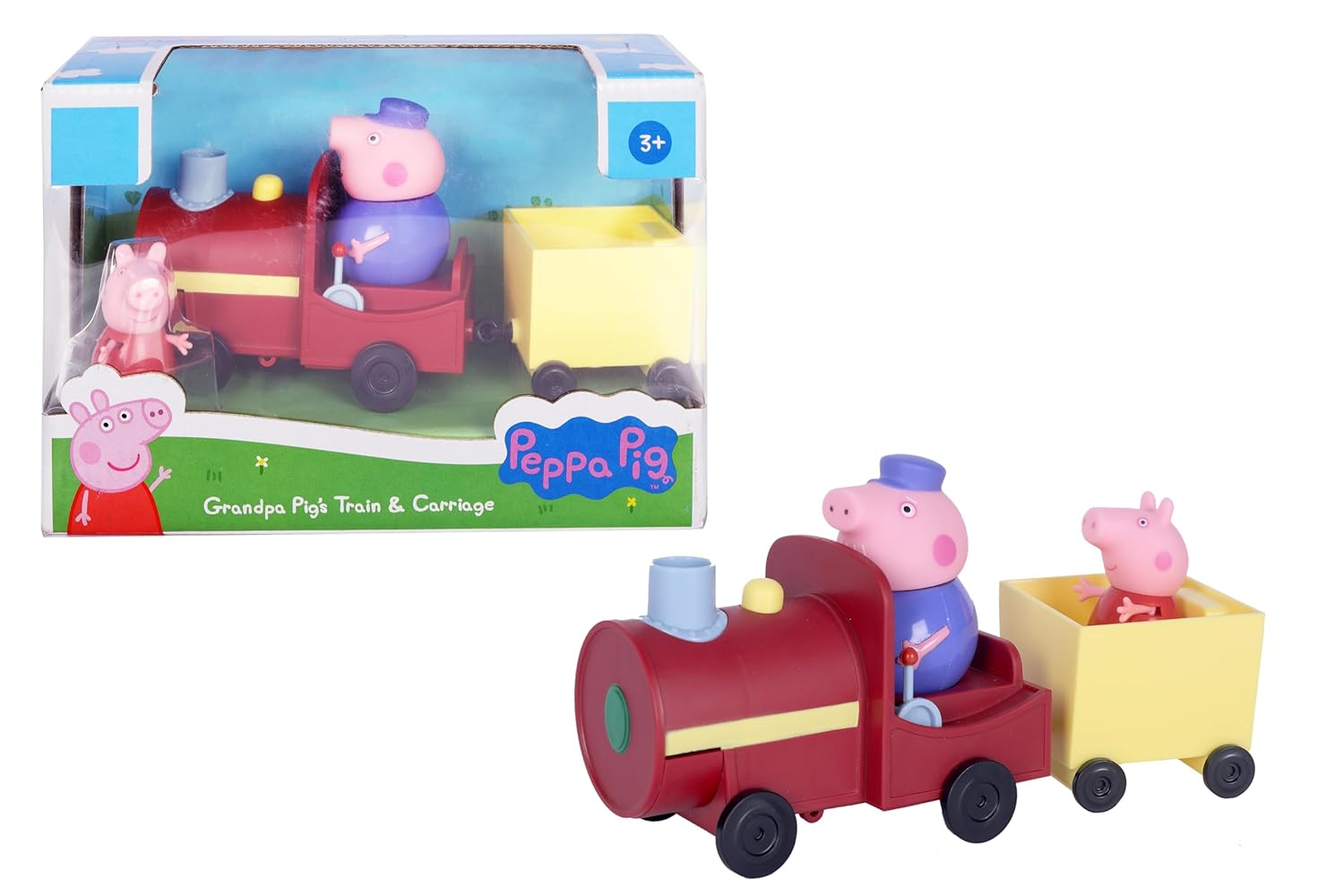 Hasbro Peppa Pig: Grandpa Pig's Train & carriage – Krazy Caterpillar
