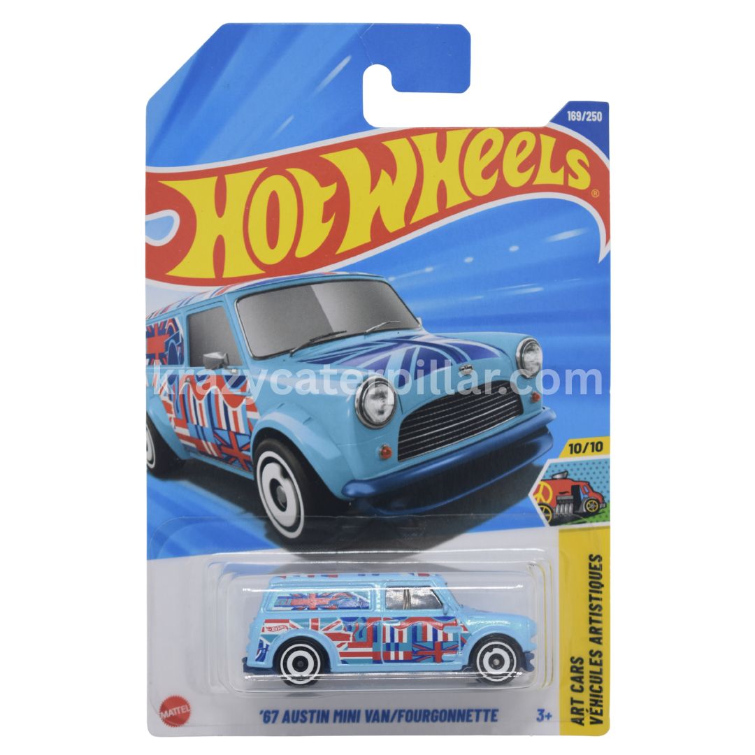 Hot Wheels '67 Austin Mini Van - Blue – Krazy Caterpillar