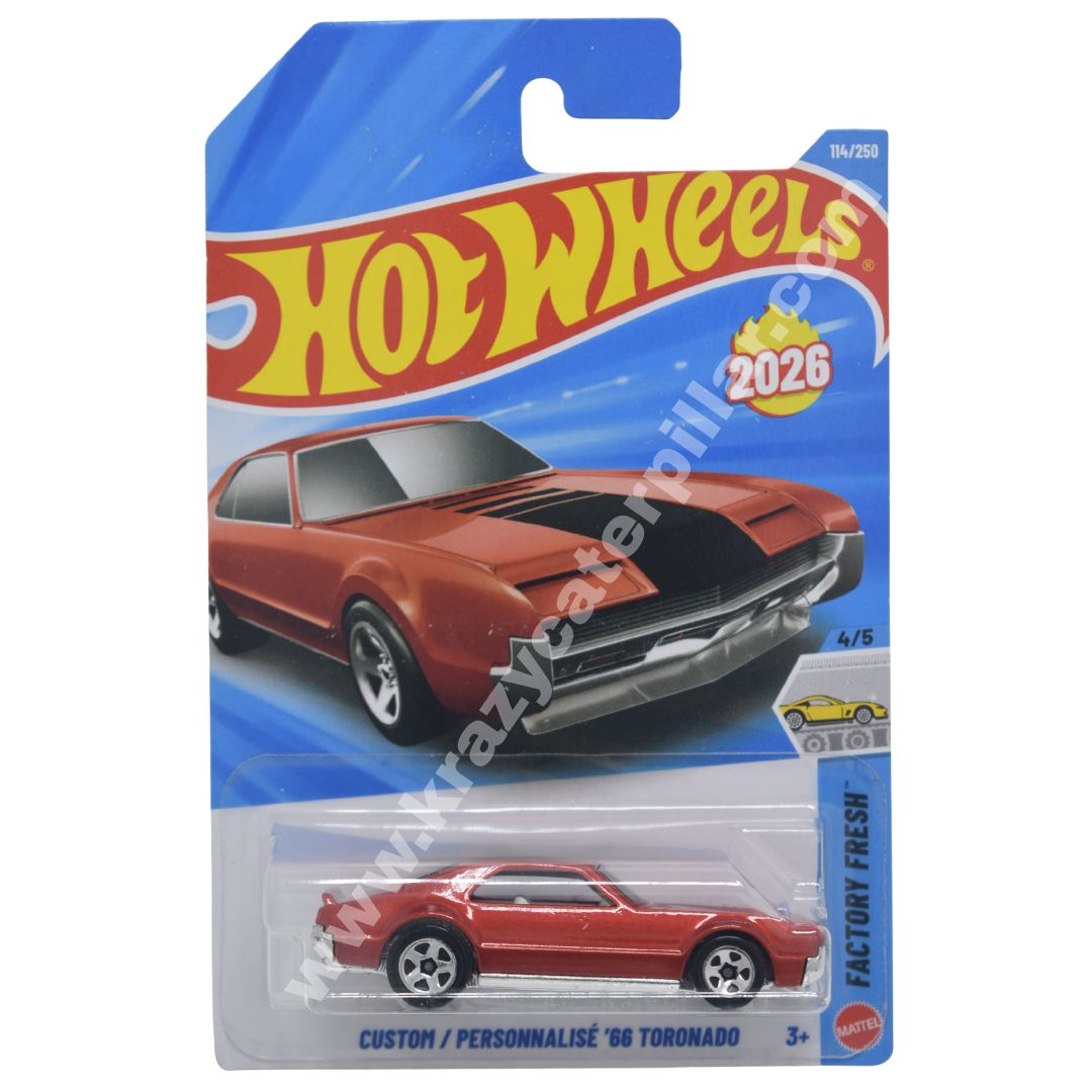 Hot Wheels Custom '66 Toronado - Red – Krazy Caterpillar