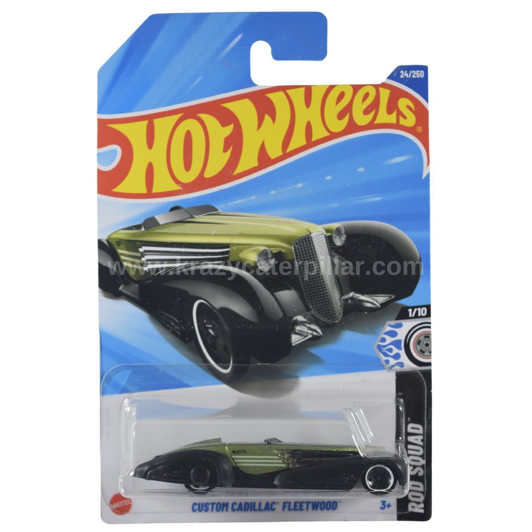 Hot Wheels Custom Cadillac Fleetwood Green – Krazy Caterpillar