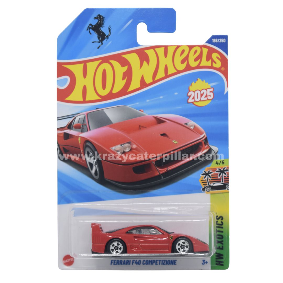 Hot Wheels Ferrari F40 Competizione Red – Krazy Caterpillar