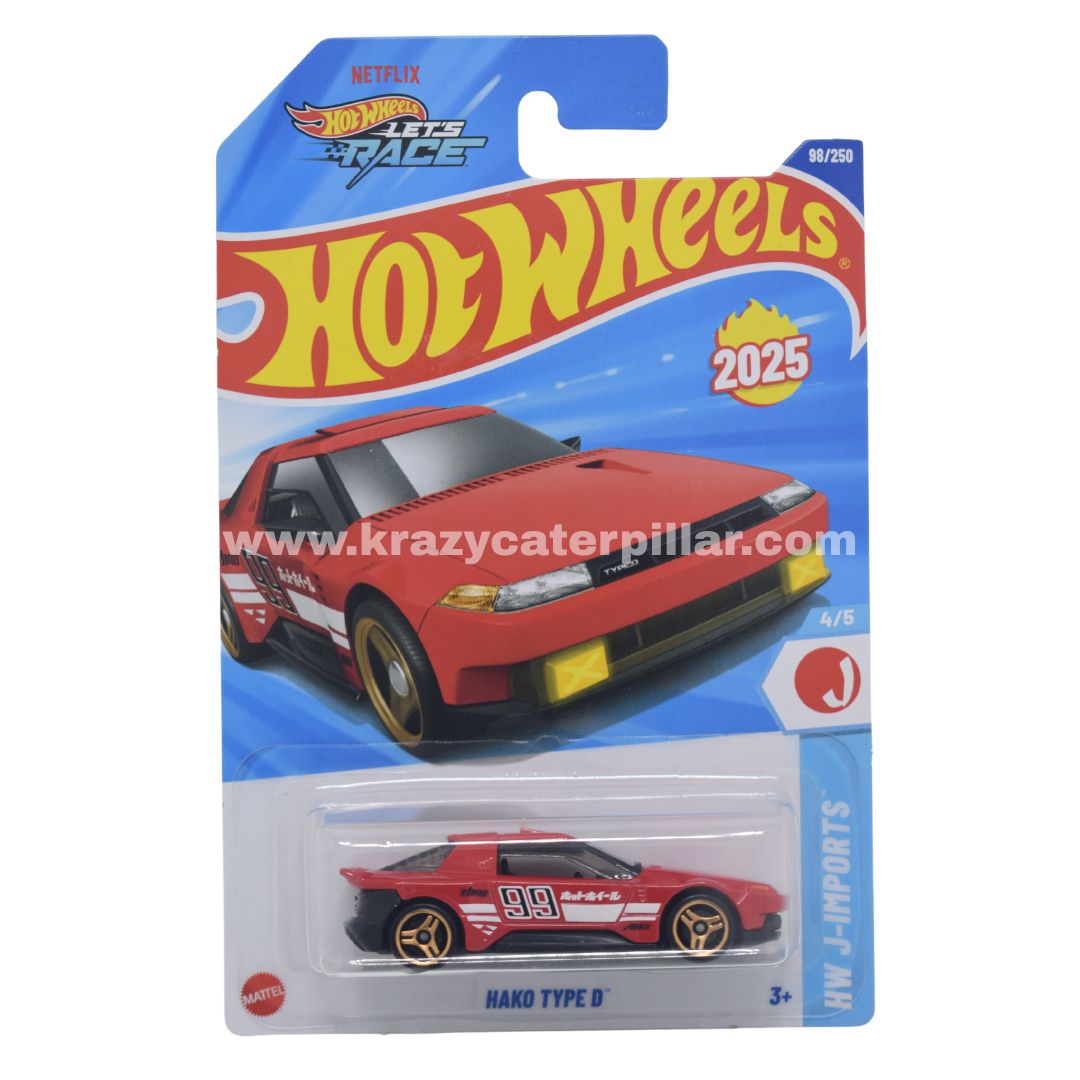 Hot Wheels Hako Type D Red 1:64 – Krazy Caterpillar