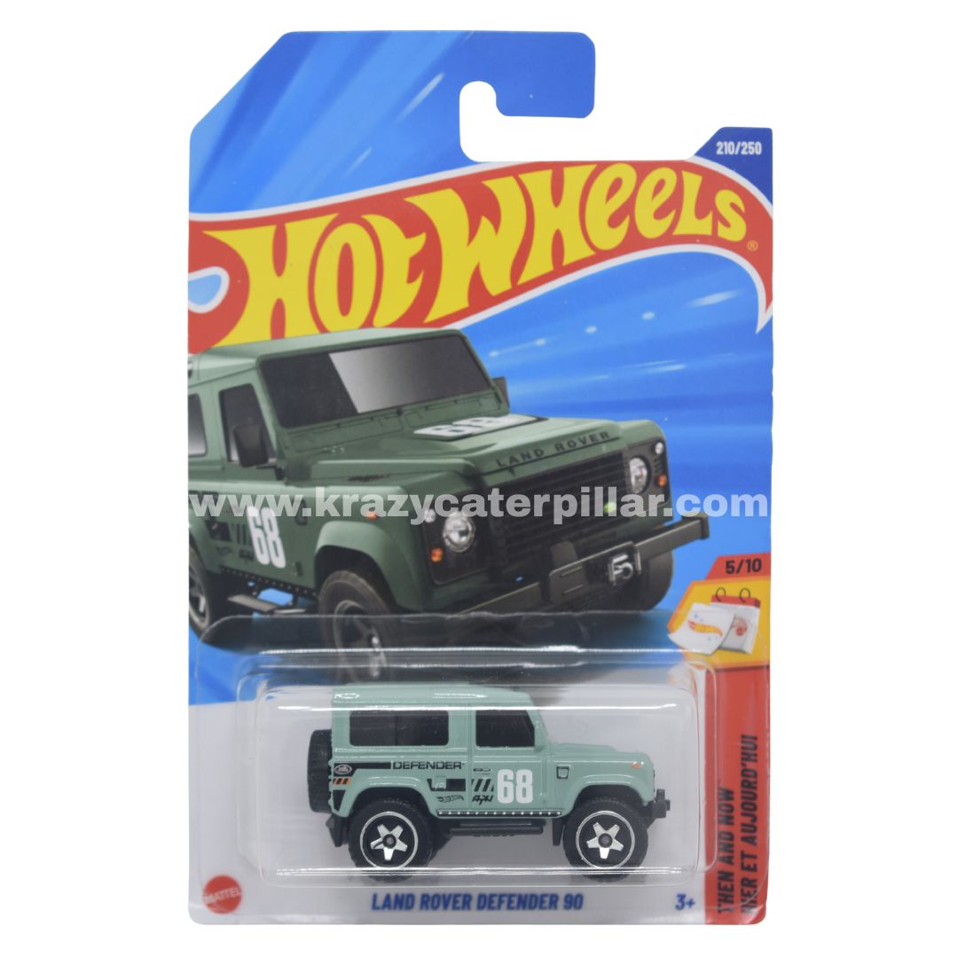 Hot Wheels Land Rover Defender 90 - Green – Krazy Caterpillar