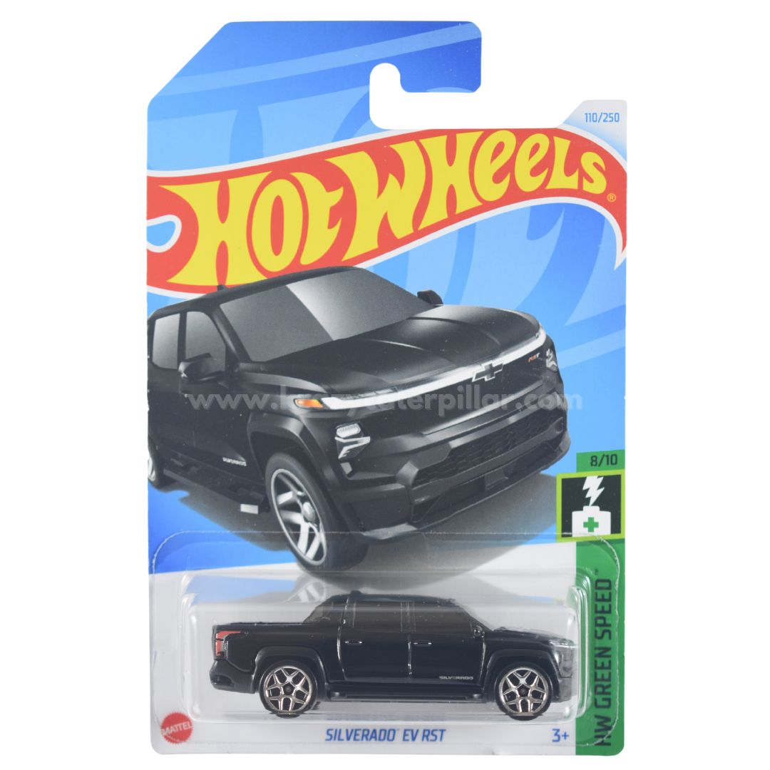 Hot Wheels Silverado EV RST Black – Krazy Caterpillar