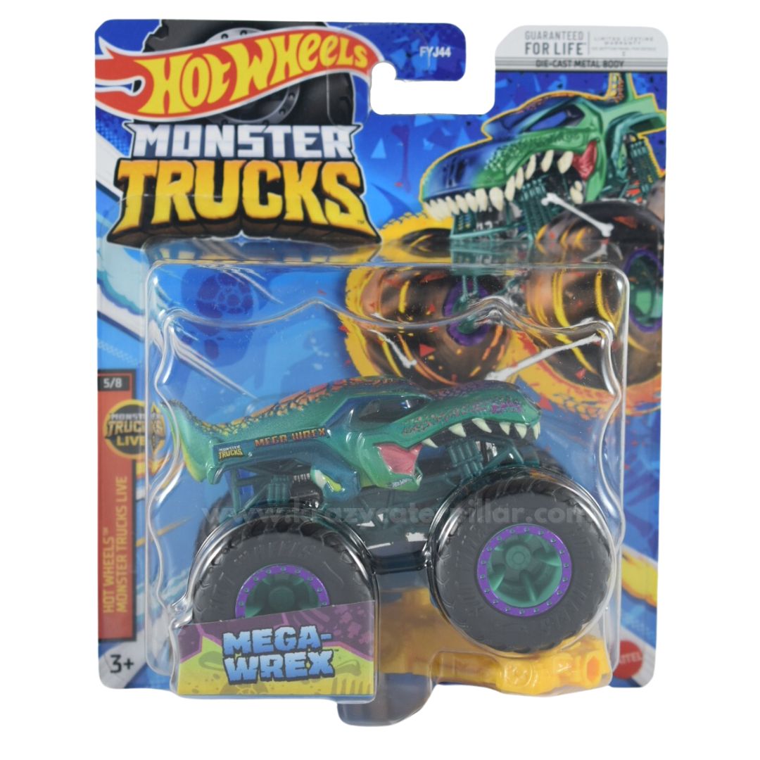 Hot Wheels® Monster Trucks Mega-Wrex 1:64 Scale Die-Cast Truck – Krazy ...