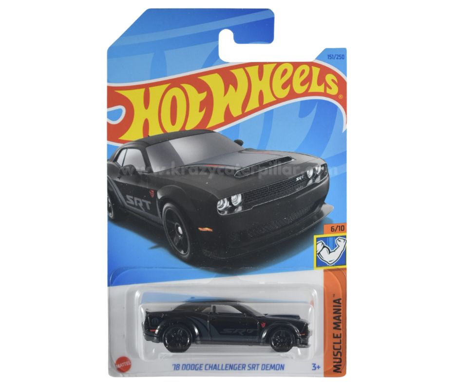 Hot Wheels '18 Dodge Challenger SRT Demon – Krazy Caterpillar