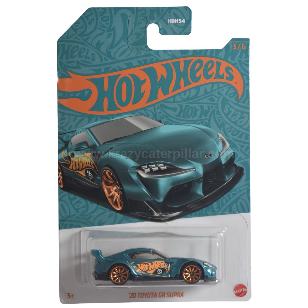 Hot Wheels '20 Toyota GR Supra 56th Anniversary - Green And Gold Serie ...