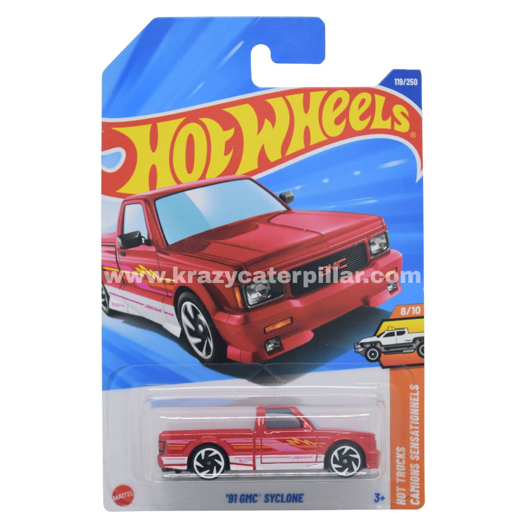 Hot Wheels '91 GMC Syclone - Red – Krazy Caterpillar