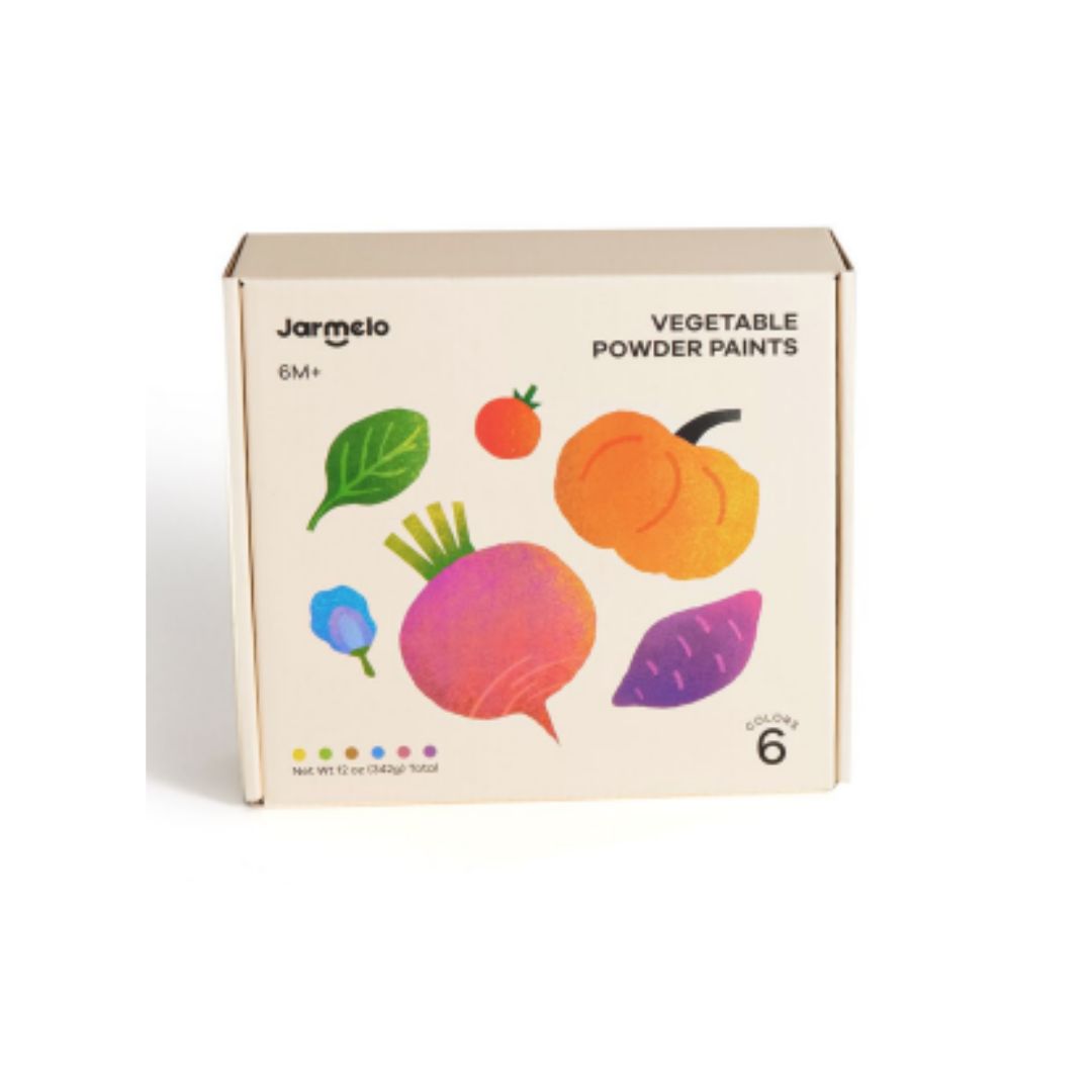Jar Melo: Vegetable Powder Paints- 6 Colors – Krazy Caterpillar