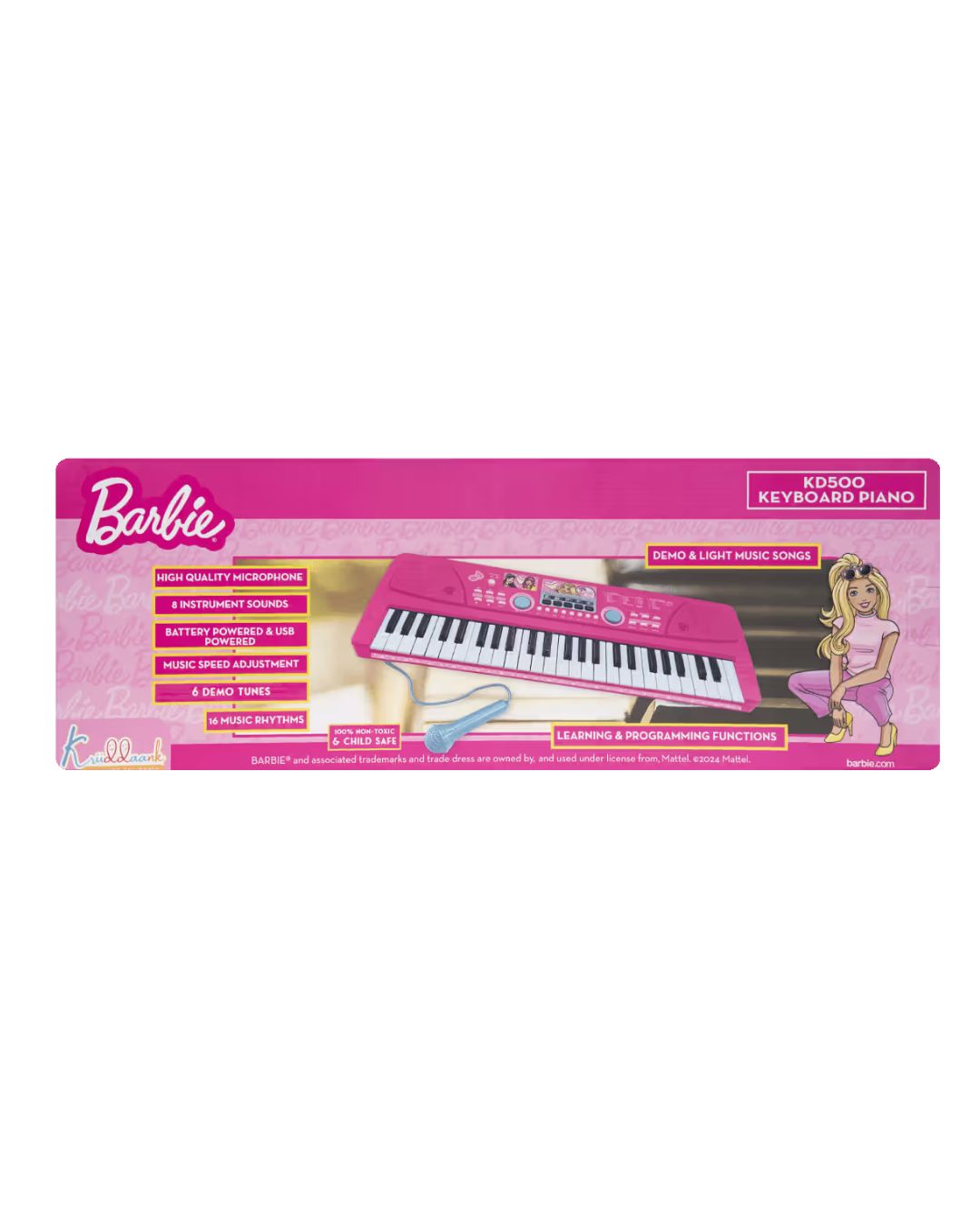 Kriiddaank Keyboard Piano 400 -Barbie – Krazy Caterpillar