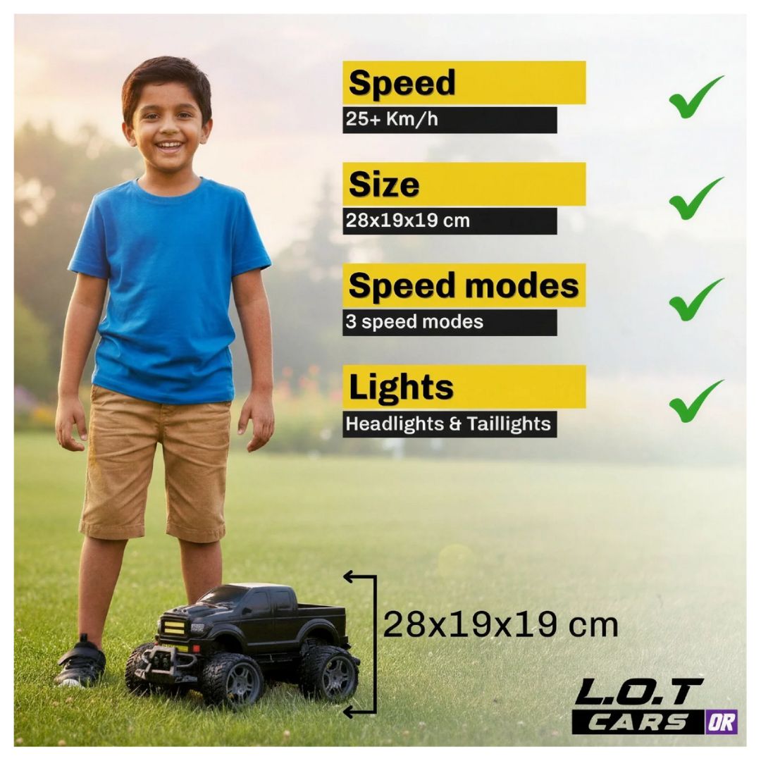 L.O.T Cars Knox - Semi-Hobby Grade Off Road Remote Control Jeep and RC ...