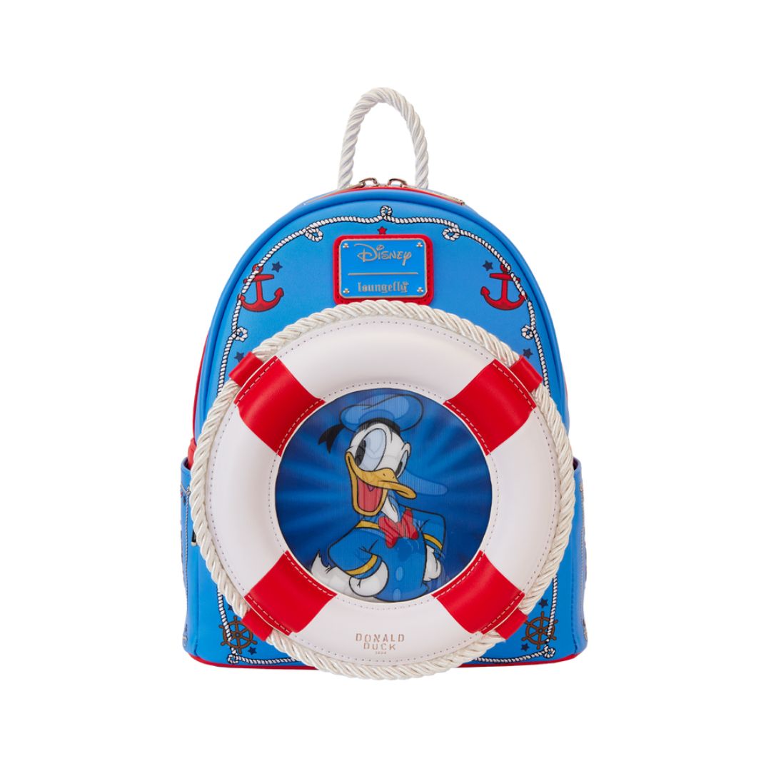 Loungefly: Donald Duck 90th Anniversary Lenticular Mini Backpack ...