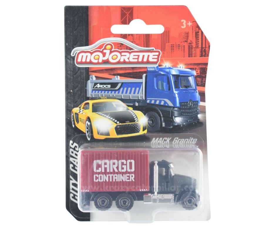 Mack Granite: Cargo Container - City Cars 1:64 | Majorette – Krazy ...