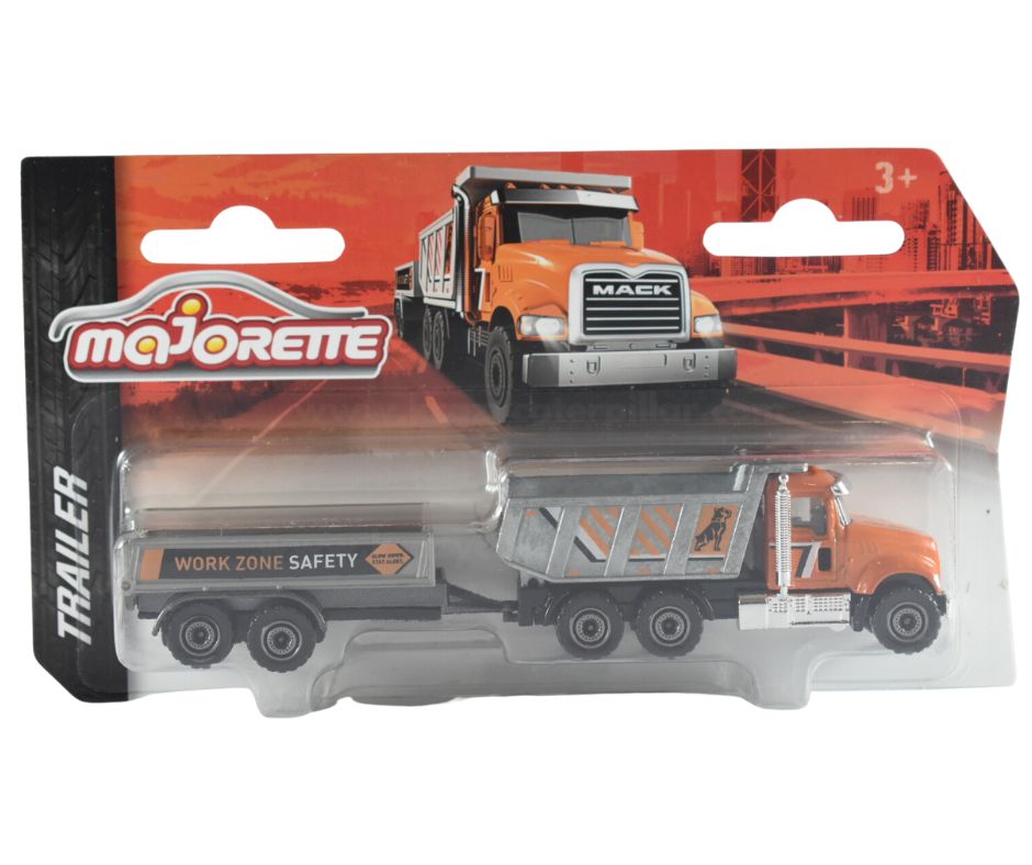 Mack Granite: Trailer - 1:64 | Majorette – Krazy Caterpillar