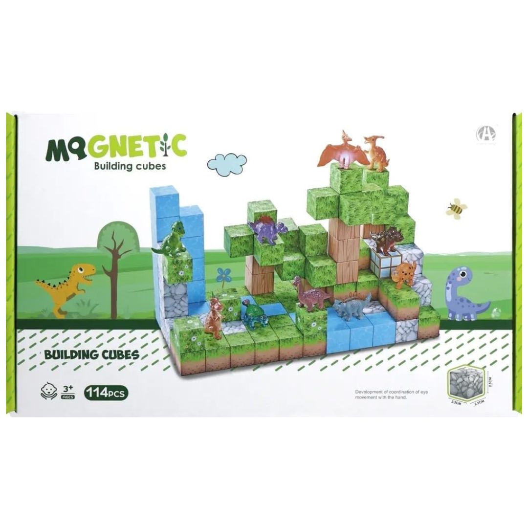 Magnetic Building Cubes - 114 Pcs Set – Krazy Caterpillar