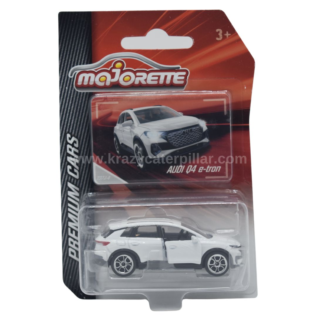 Majorette Audi Q4 e-Tron White: Premium Cars - 1:64 – Krazy Caterpillar