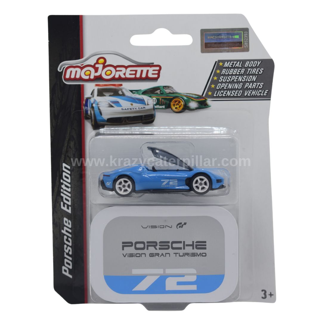 Majorette Porsche Vision Gran Turismo Blue: Porsche Edition - 1:64 ...