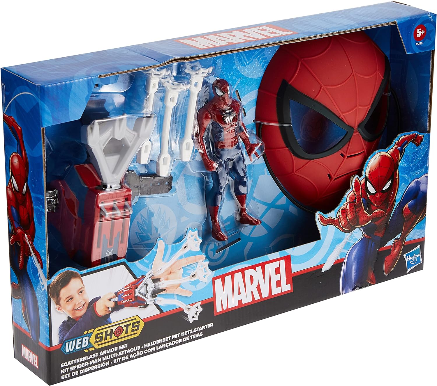 Marvel Spider-Man Web Shots Scatterblast Armor Set | Hasbro – Krazy ...