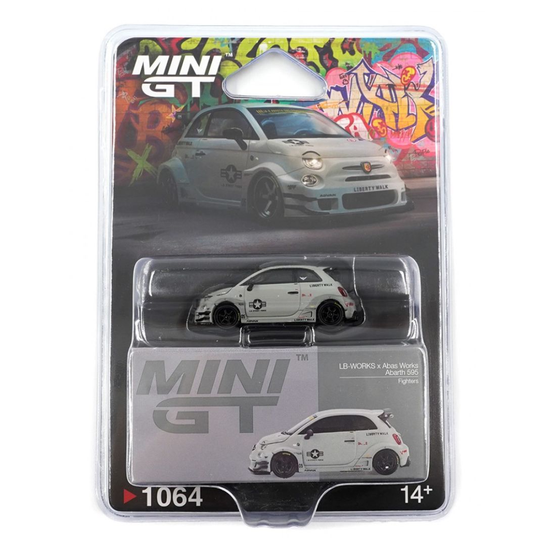Mini GT Blister #1064: Abarth 595 LB-WORKS x Abas Works Fighters ...