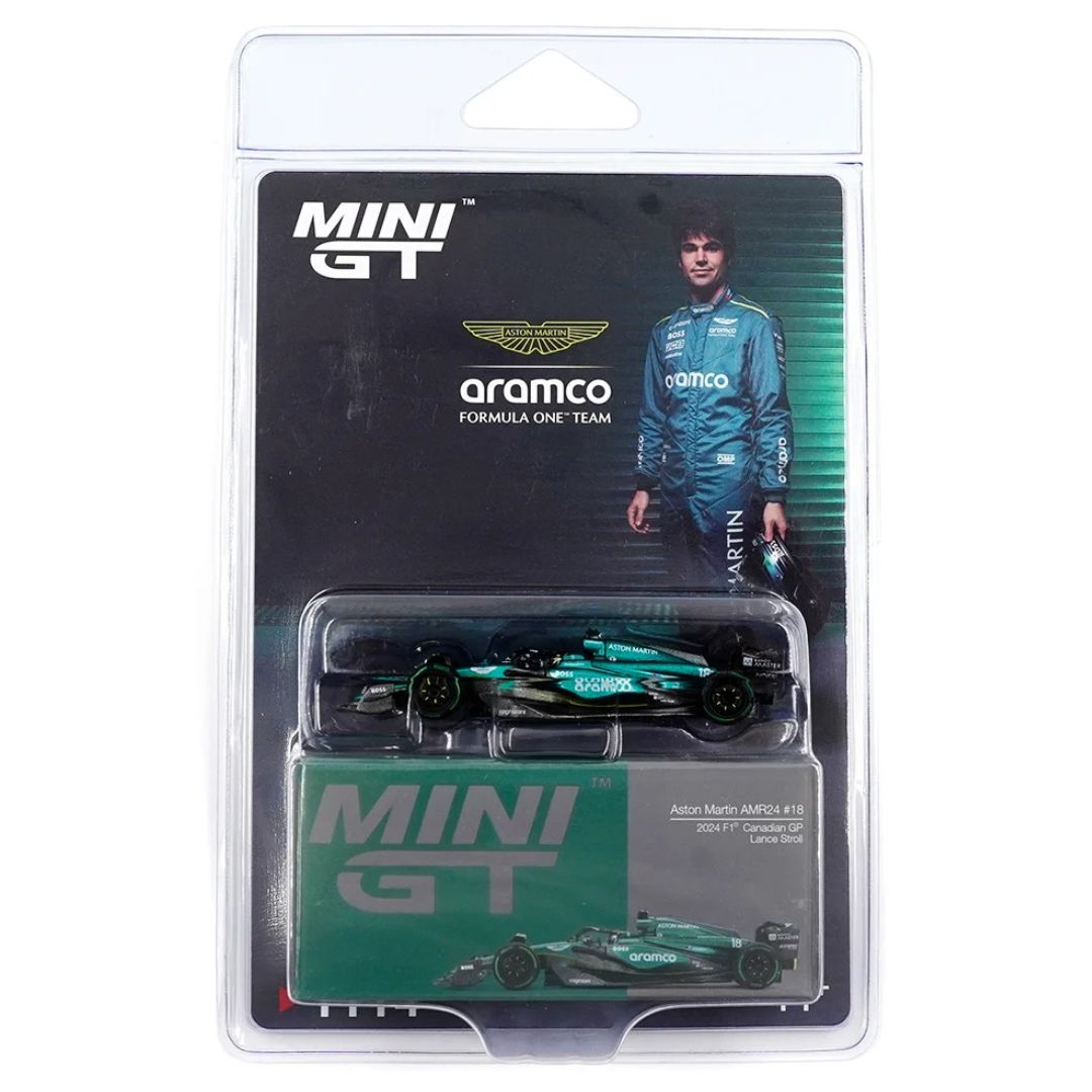 Mini GT Bister #1114: Aston Martin AMR24 #18 Lance Stroll F1 2024 ...