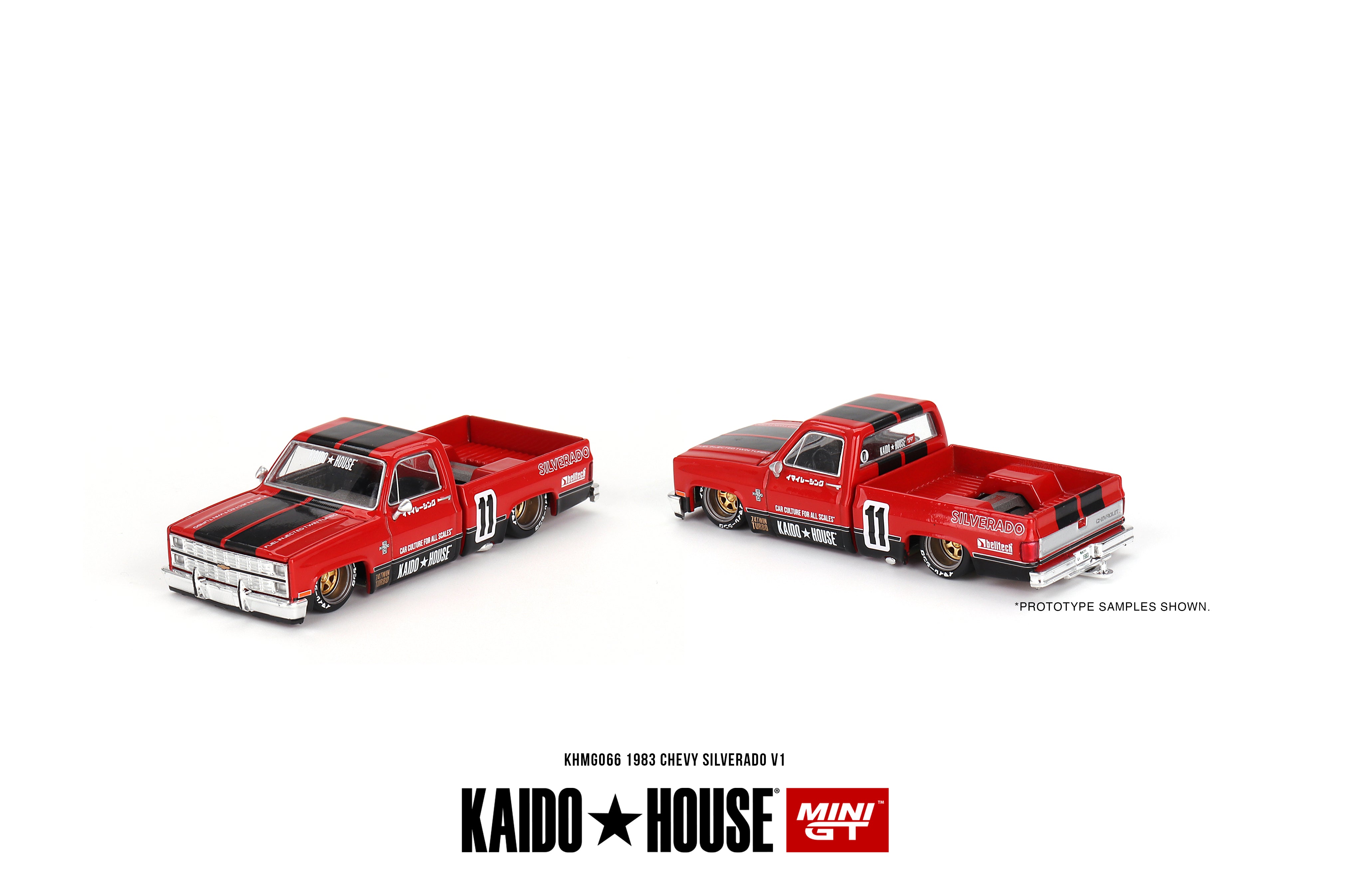 Mini GT Chevrolet Silverado KAIDO V1 – Krazy Caterpillar