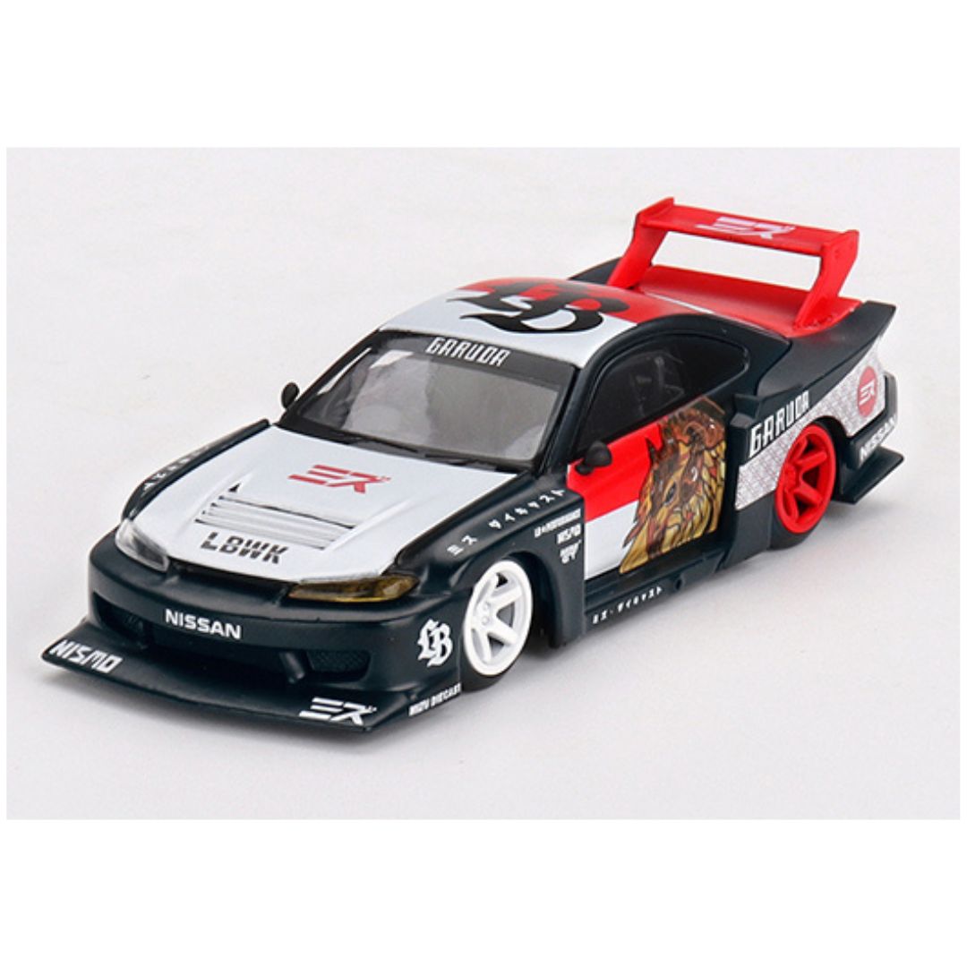 Mini GT LB-Super Silhouette Nissan SILVIA (S15)“GARUDA” MINI GT x MIZU ...