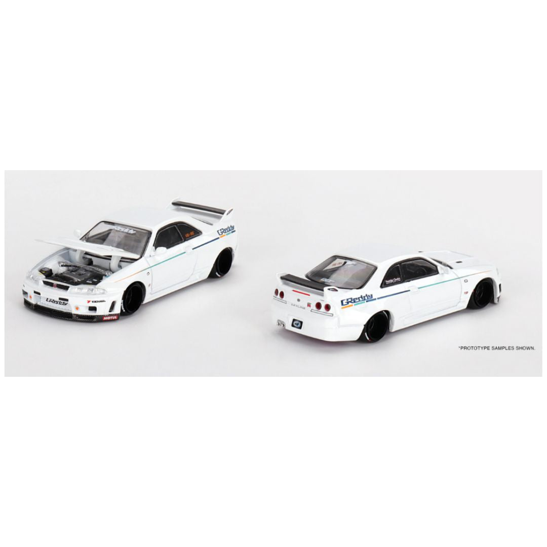 Mini GT Nissan Skyline GT-R (R33) Greddy GR33 V1 1:64 – Krazy Caterpillar