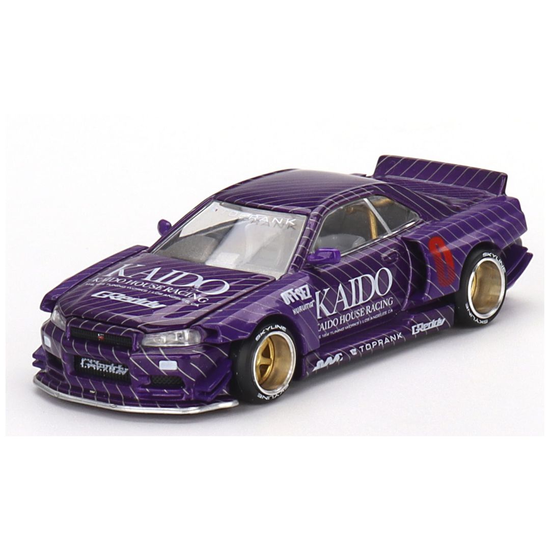Mini GT Nissan Skyline GT-R (R34) Kaido Works V1 – Krazy Caterpillar